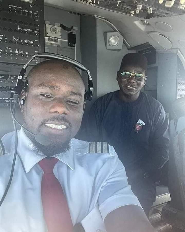 Photos: Excitement as son flies ex-Army Chief Buratai