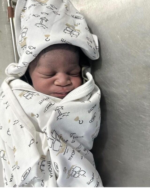 PHOTOS: Comedian Cute Abiola welcomes first child in Mecca