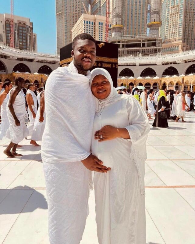 PHOTOS: Comedian Cute Abiola welcomes first child in Mecca