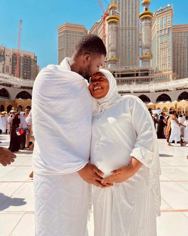 PHOTOS: Comedian Cute Abiola welcomes first child in Mecca