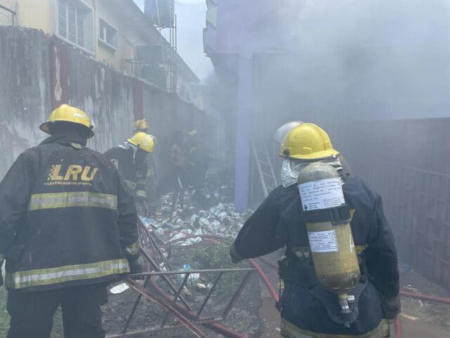 7 children rescued as fire guts Lagos orphanage home