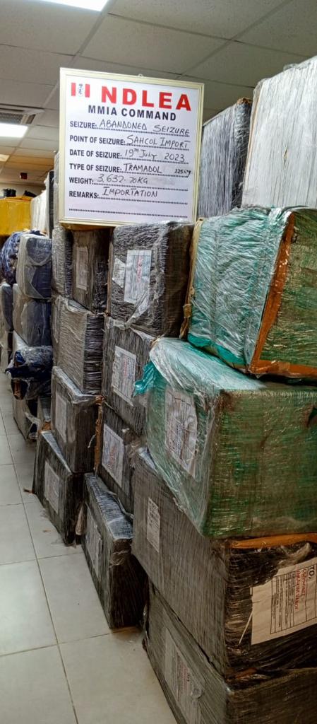 NDLEA intercepts N3.7bn worth of Tramadol at Lagos airport