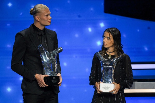 Haaland beats De Bruyne, Messi to win UEFA men’s player of the year