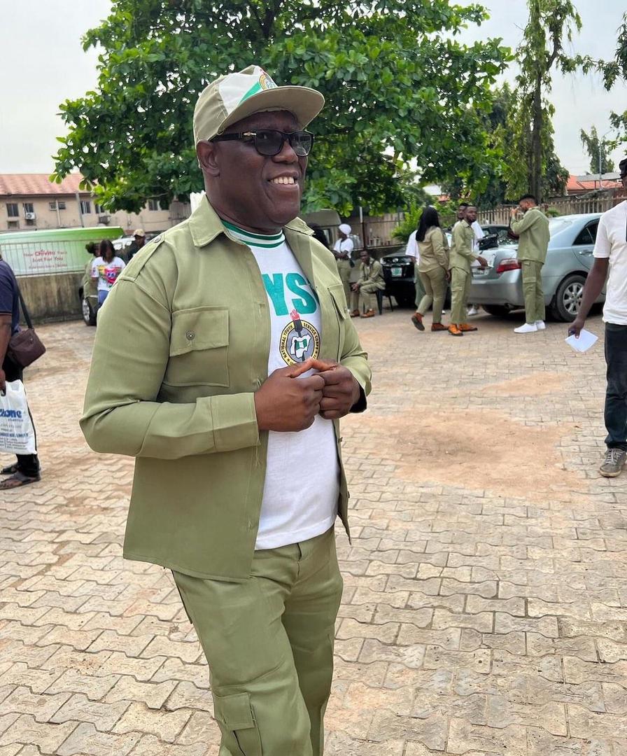 PHOTOS: Kenny Ogungbe completes NYSC over 30 years after graduation