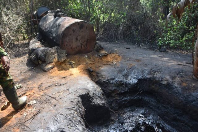 Troops arrest 6 at illegal refinery in Rivers