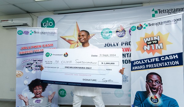 Glo Jolly Win promo produces first millionaire