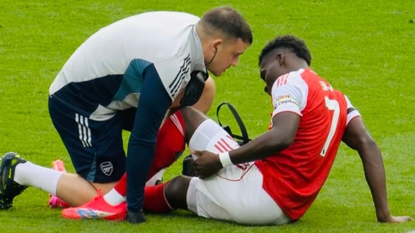 Saka out for one month with hamstring injury - TheStar