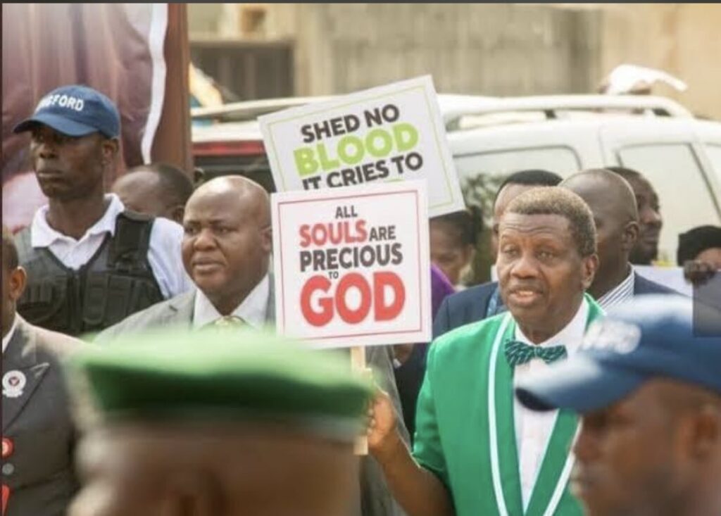 RCCG: Adeboye didn’t protest against Jonathan’s govt over insecurity ...